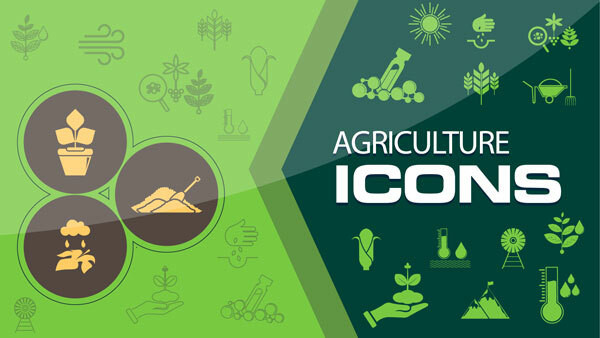 Icons - Agricultural Icons - Slides365