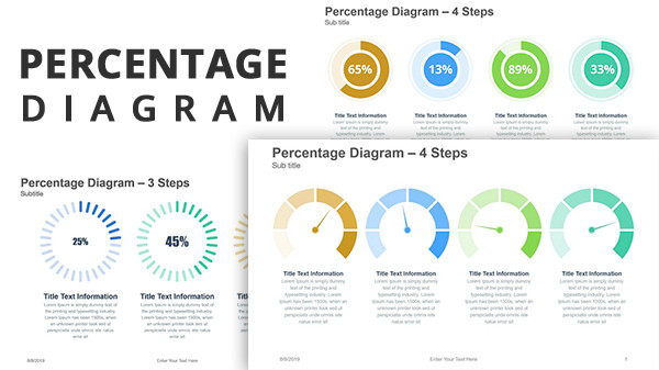 Industry and Design Slides - Slides Design - Percentage Diagram - Slides365