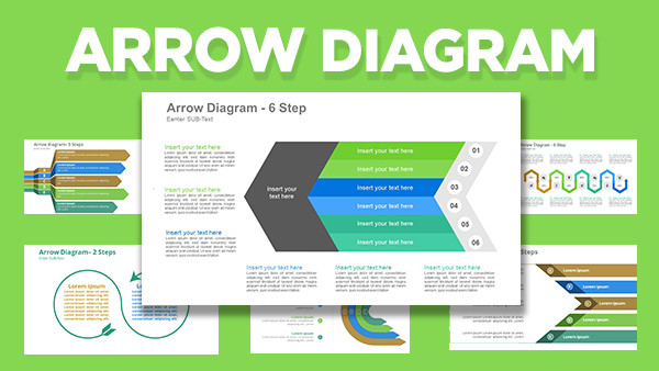 Industry and Design Slides - Slides Design - Arrow Diagram - Slides365