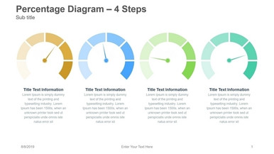 Percentage Diagram- 4 Steps-5