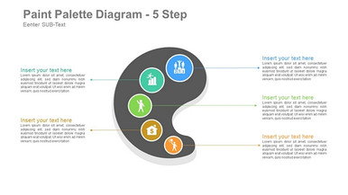Paint Palette Diagram- 5 Steps