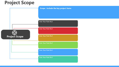 Project Scope - Rectangular vertical sections with key on top