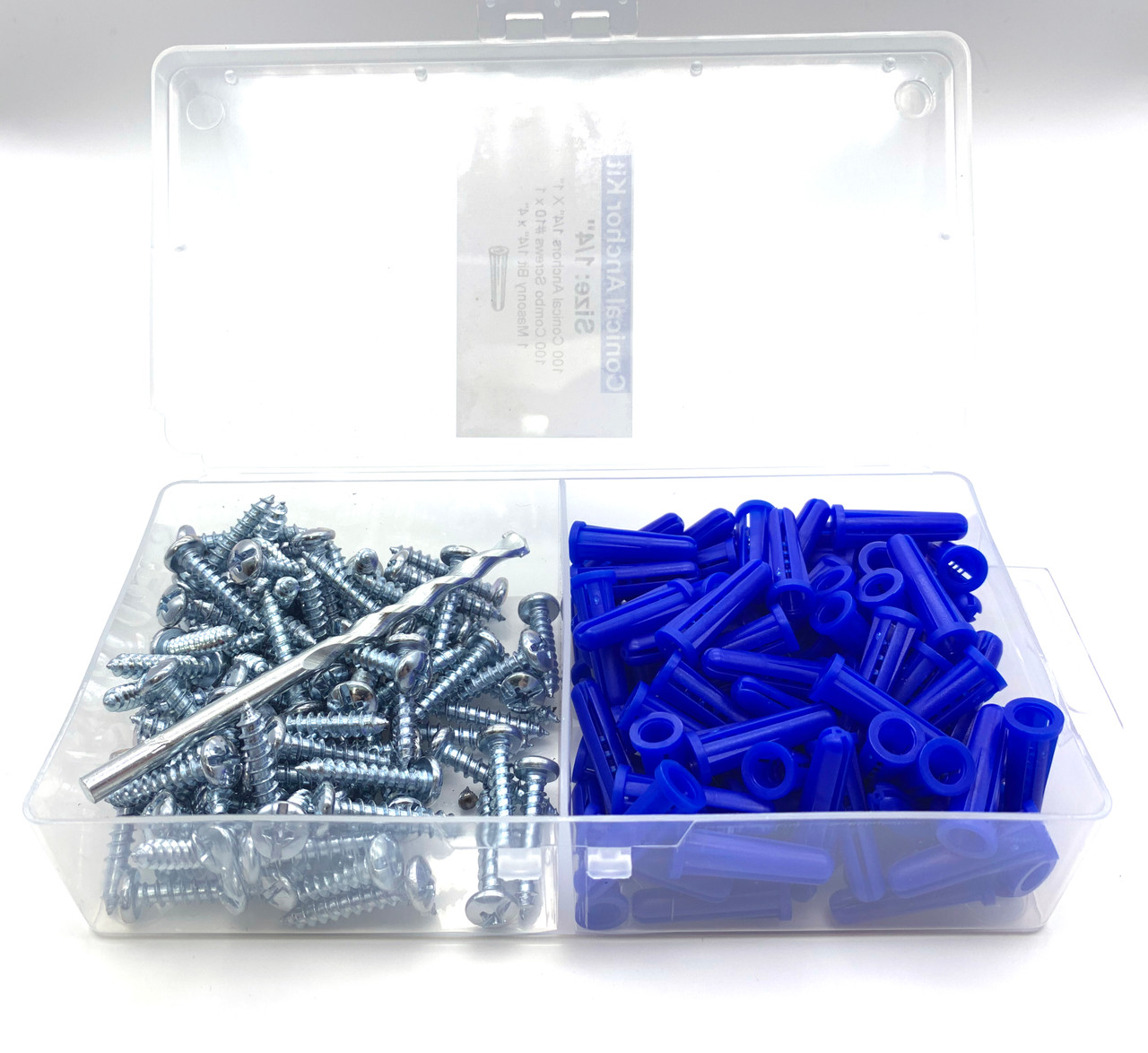 Conical Anchor Kits 1/4 x 1 # 10 Hex - Magnalux/Magnatron