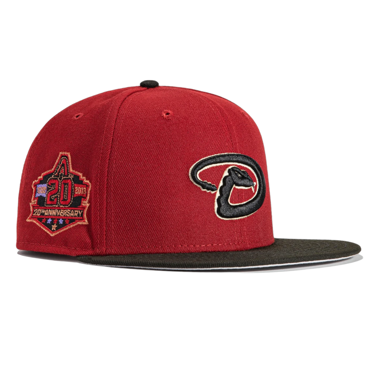 New Era Arizona Diamondbacks 59FIFTY Hat 20th Year Anniversary Side Patch