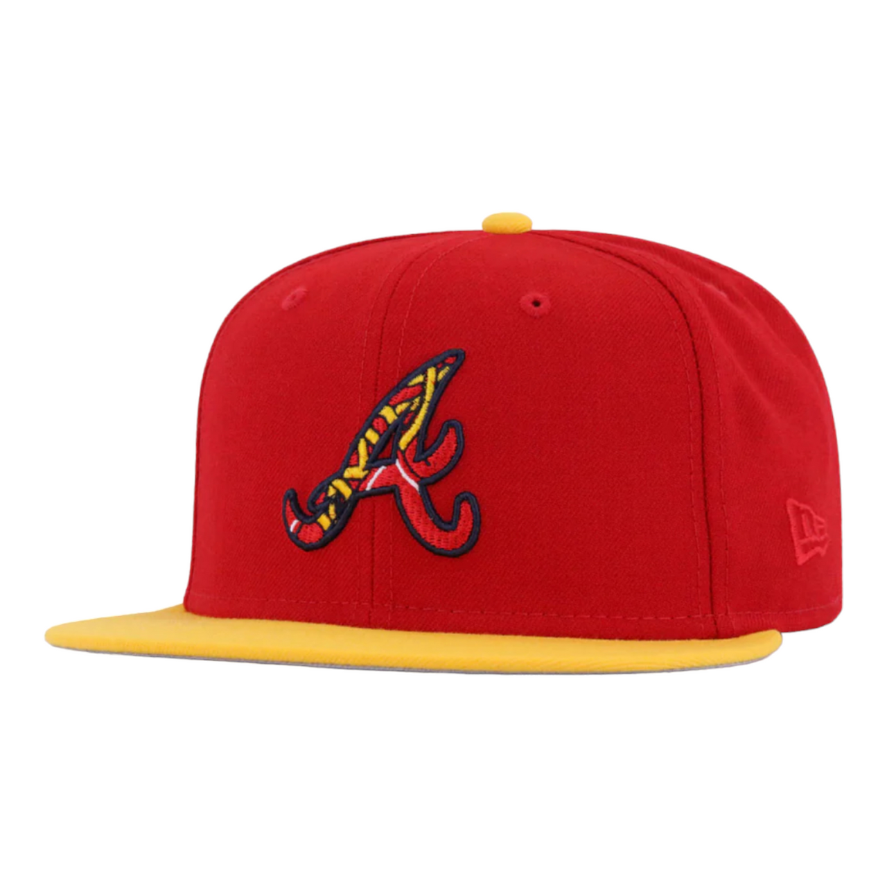 New Era Atlanta Braves 2 Tone 59FIFTY Fitted Hat Cap Tomahawk Side Patch