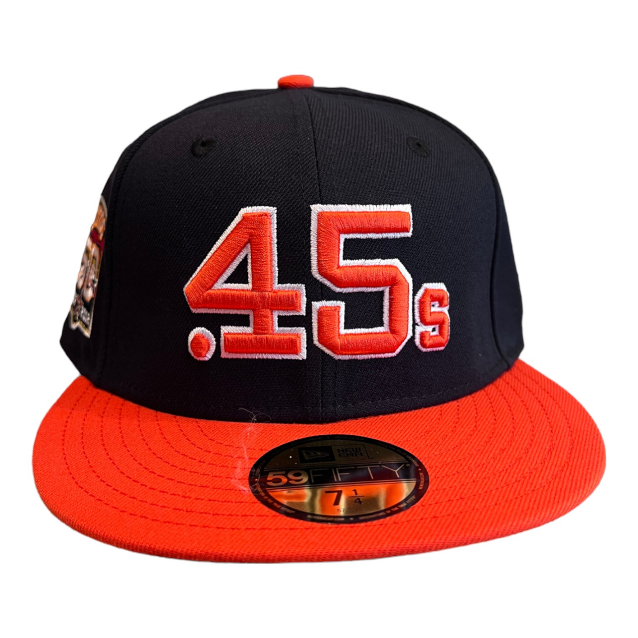 New Era Houston Astros 45's 59FIFTY Hat Cap 50 Year Anniversary Patch