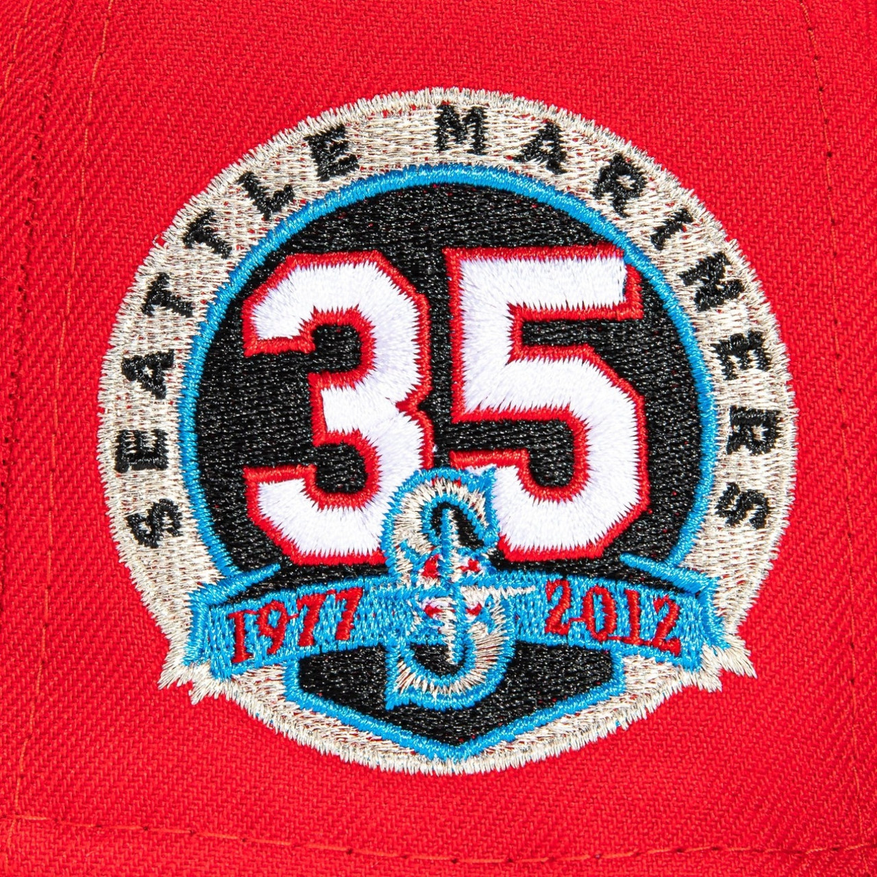New Era Seattle Mariners 59FIFTY Fitted Hat Building Blocks 35 Year Patch