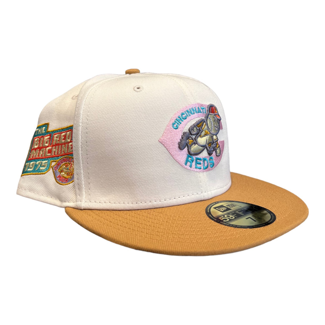 New Era Cincinnati Reds 59FIFTY Fitted Hat Cap The Big Red Machine Patch