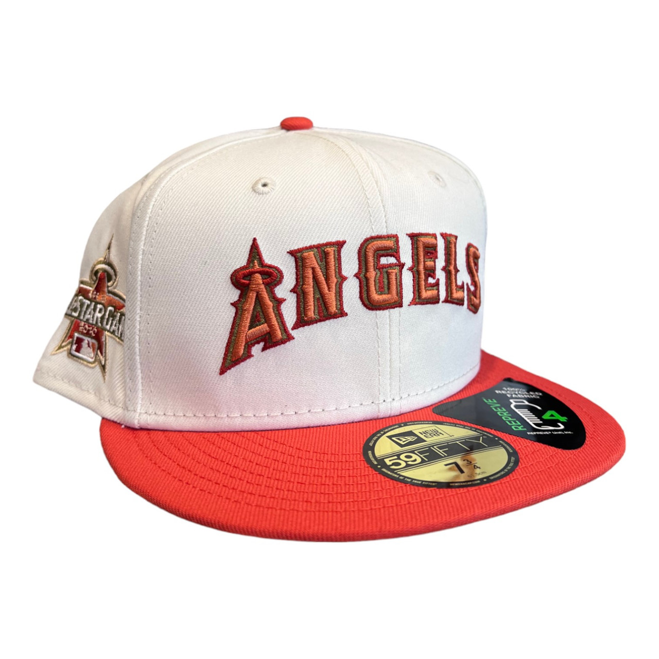 New Era Anaheim Angels 59FIFTY Fitted Hat Cap 2010 All Star Game Patch