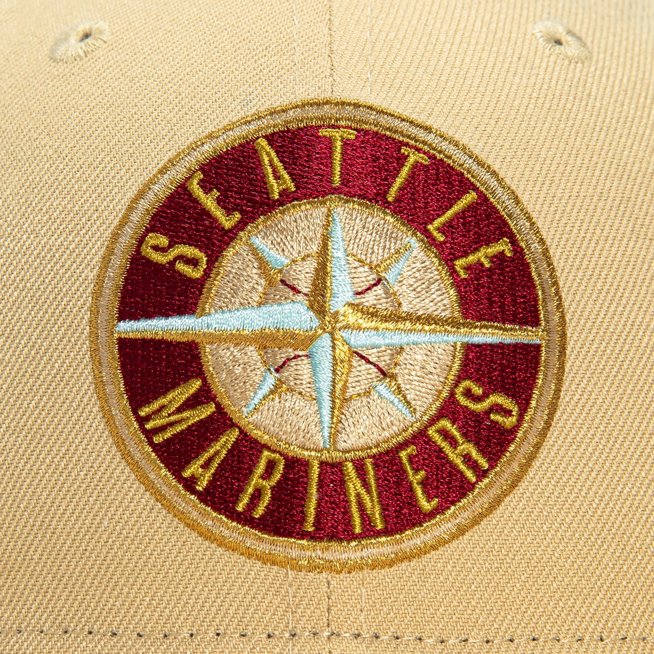 New Era Seattle Mariners 59FIFTY Fitted Hat Tan 2023 All Star Side Patch