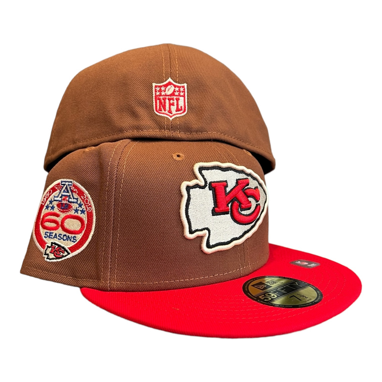 New Era Kansas City Chiefs Harvest 59FIFTY Fitted Hat 60 Seasons Patch