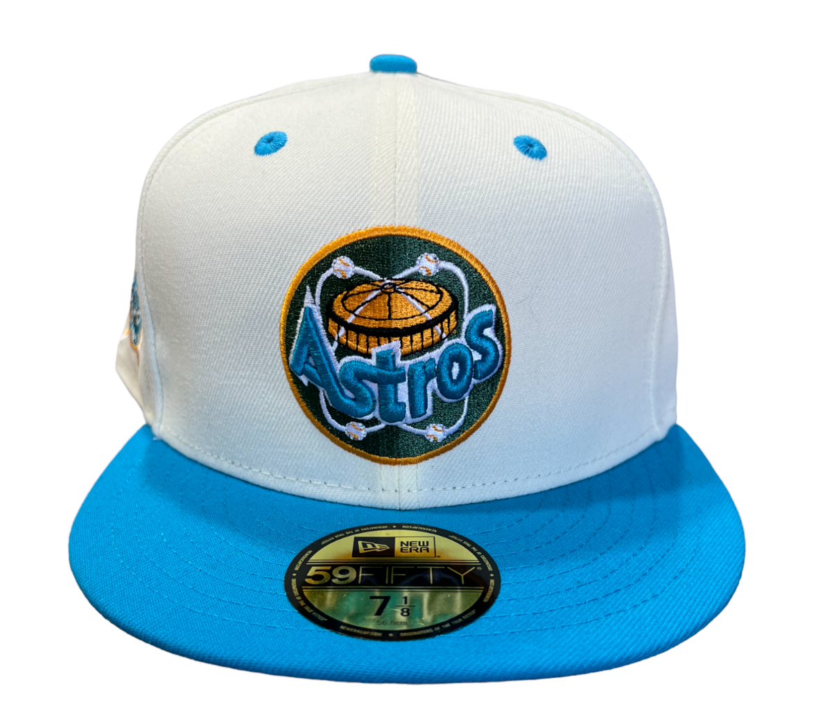 New Era Houston Astros 59FIFTY Fitted Hat Cap Astro Dome Patch
