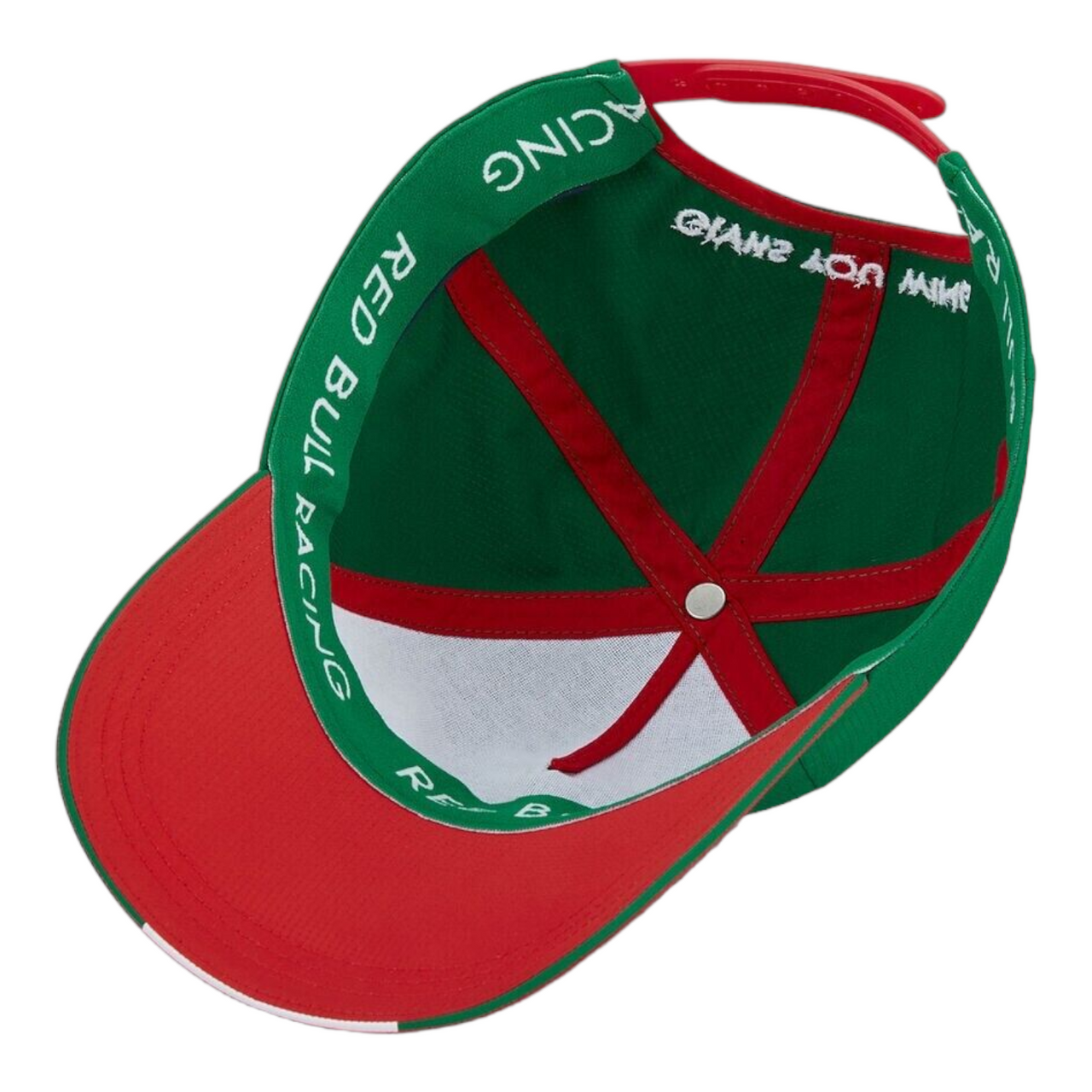 Red Bull Racing F1 Classic Snapback Hat Cap Green Team Logo Crown