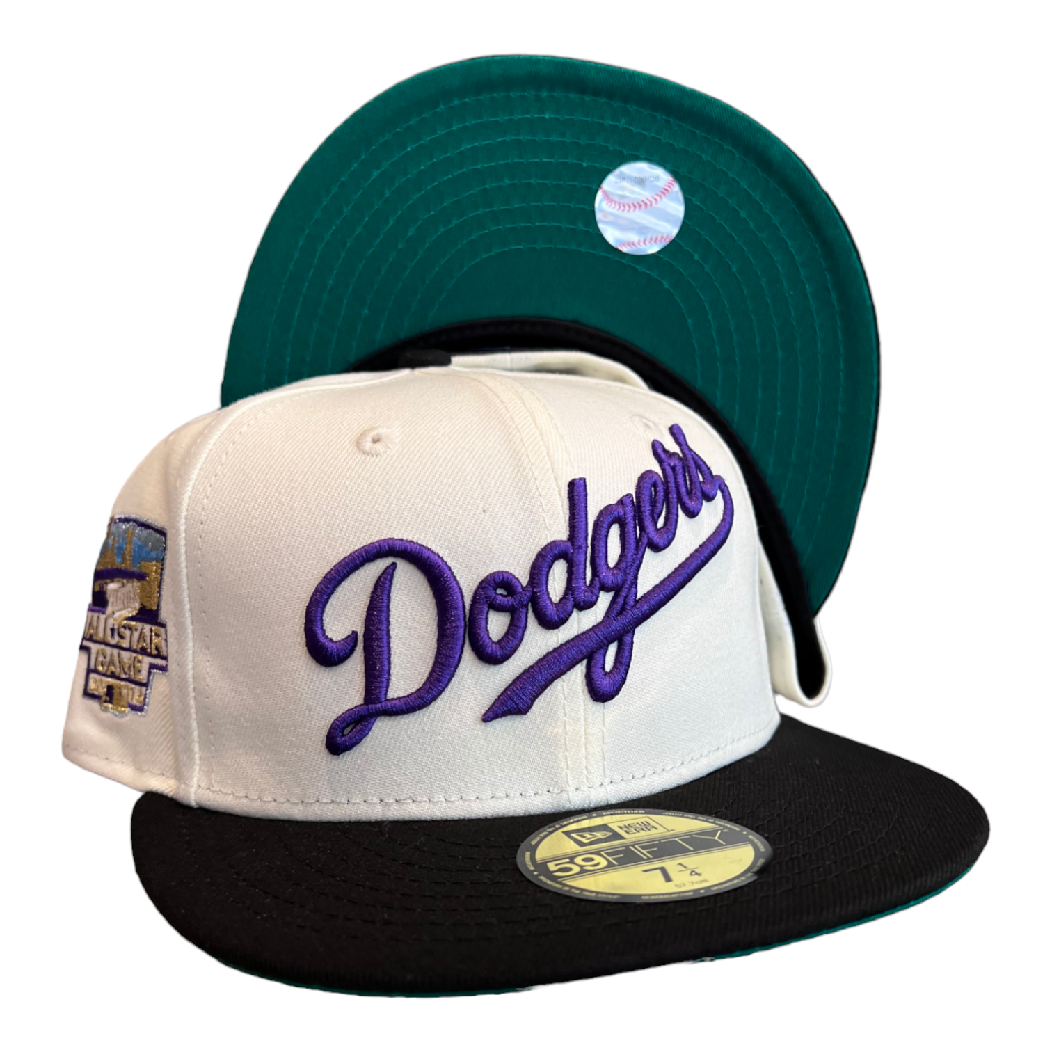 New Era Los Angeles Dodgers Script 59FIFTY Fitted Hat 2014 ASG Side Patch