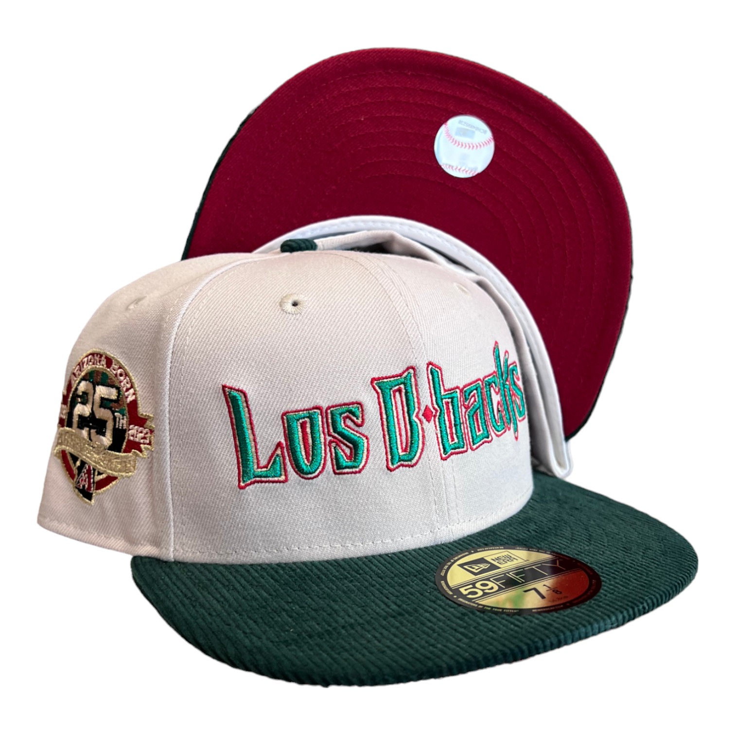 New Era Arizona Diamondbacks Los D-Backs 59FIFTY Fitted Hat 25 Year Patch