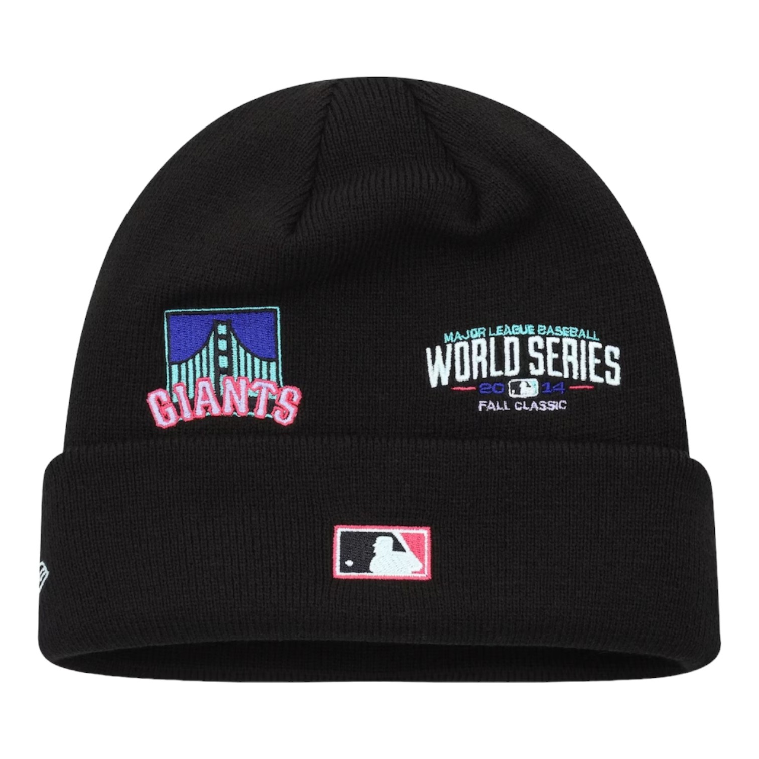New Era San Francisco Giants MLB Knit Beanie Hat World Series Patch