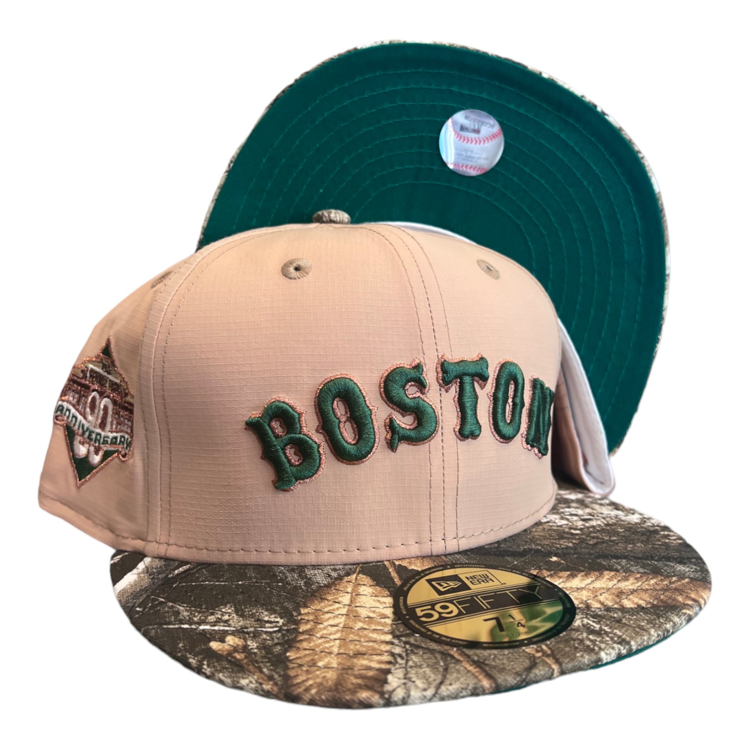 New Era Boston Red Sox Realtree 59FIFTY Fitted Hat 90th Year Anniversary
