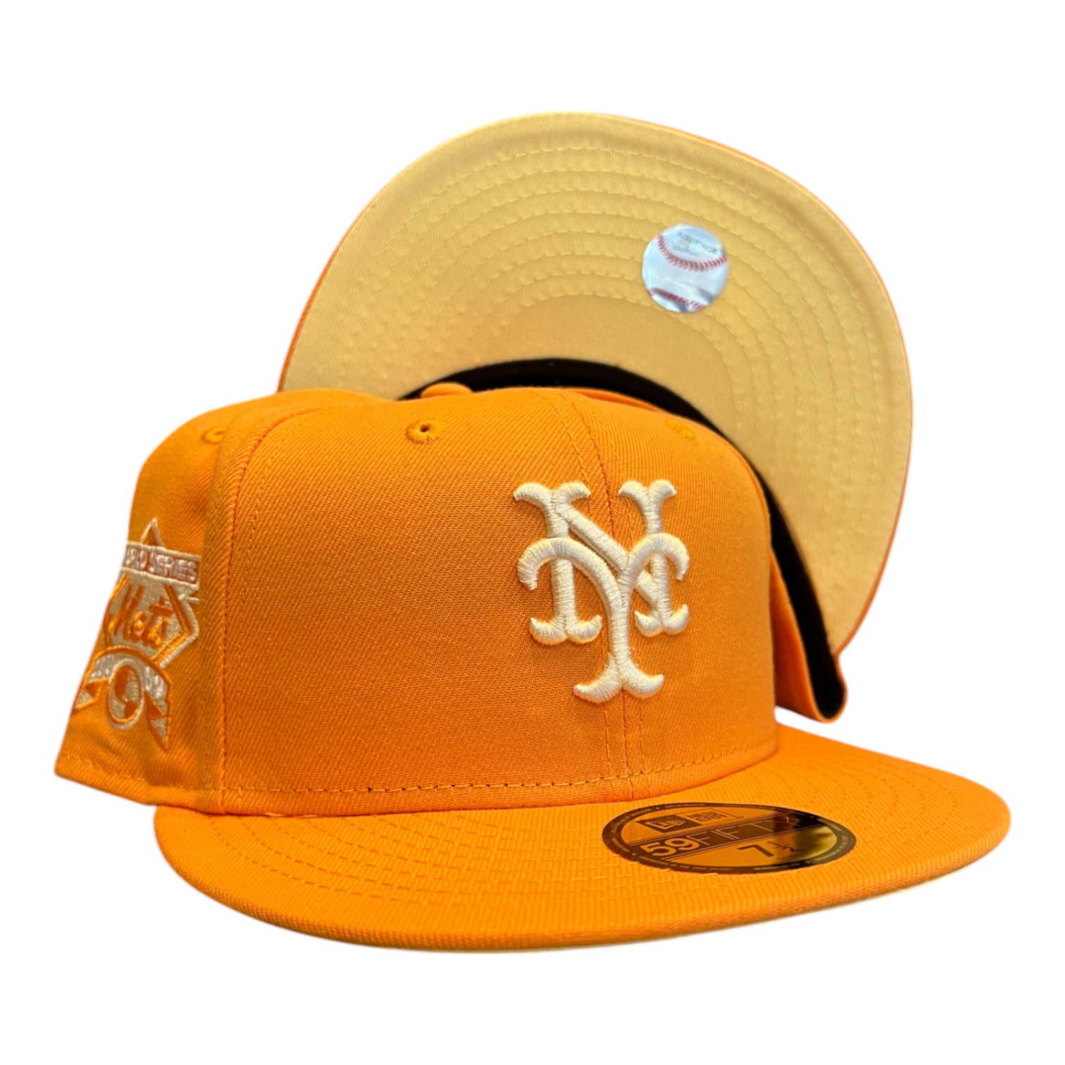 New Era New York Mets 59FIFTY Fitted Hat Cap 1969 World Series Side Patch