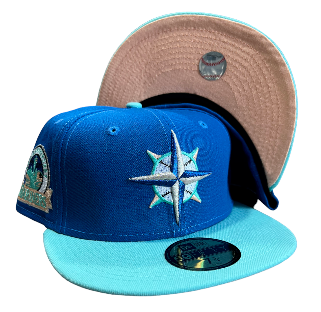 New Era Seattle Mariners 59FIFTY Fitted Hat 30th Anniversary Patch