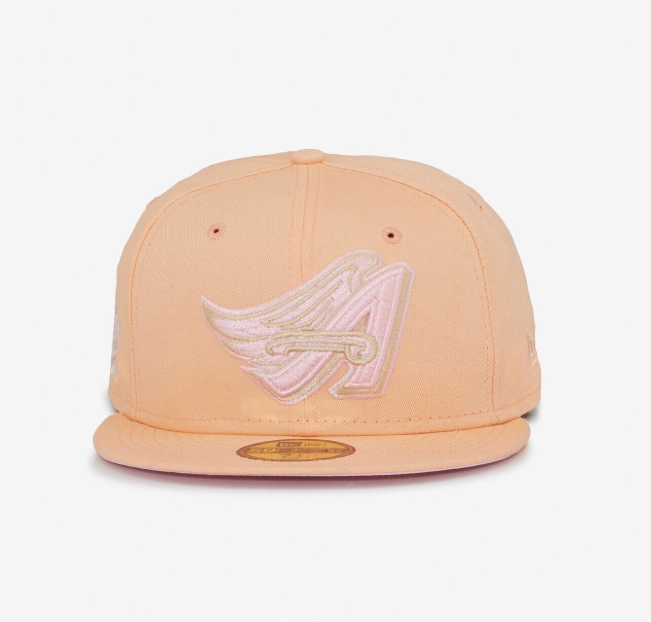 New Era Anaheim Angels Peaches & Cream 59FIFTY Fitted Hat 40 Year Patch