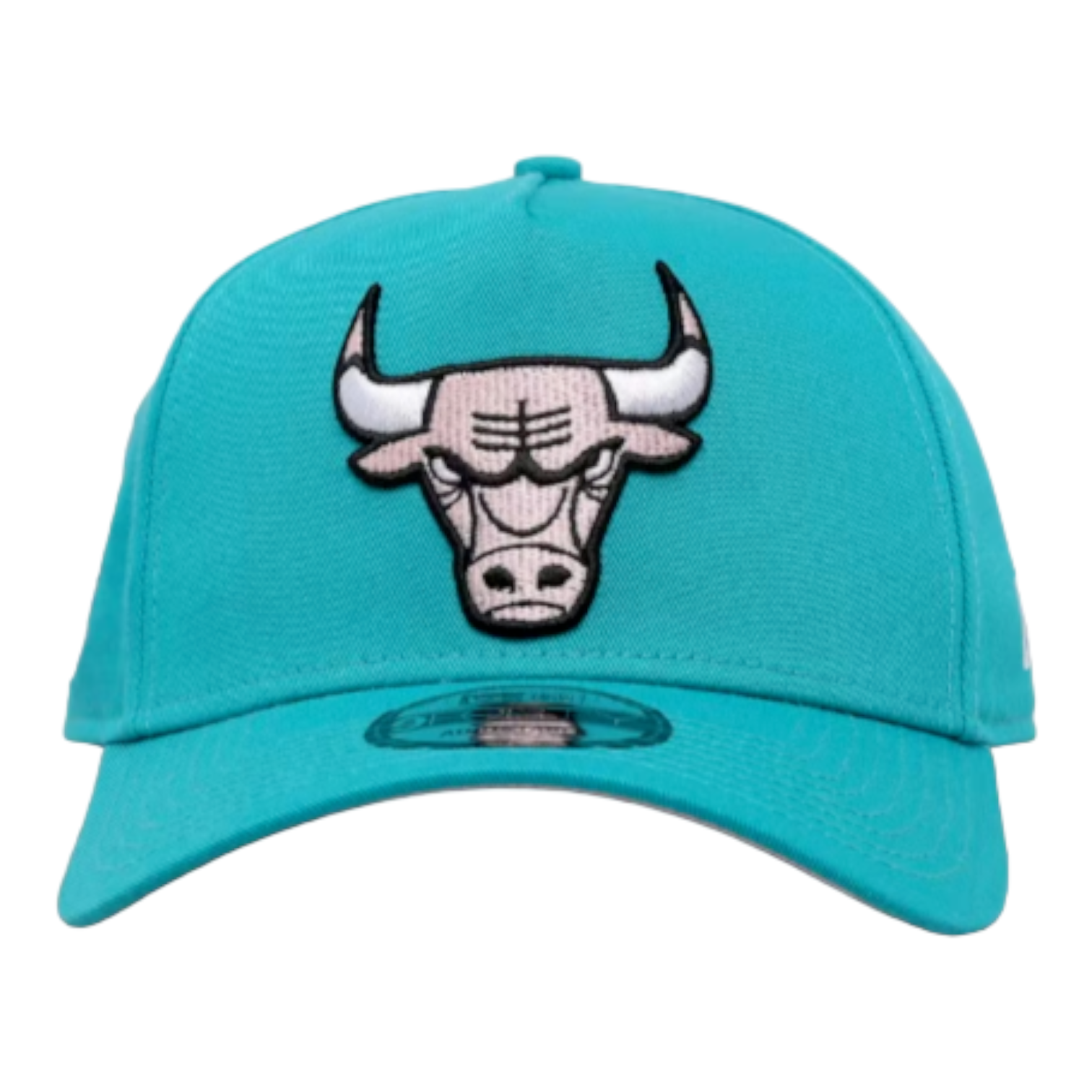 Chicago Bulls 9FORTY A-Frame Snapback Hat Cap Teal / Pink