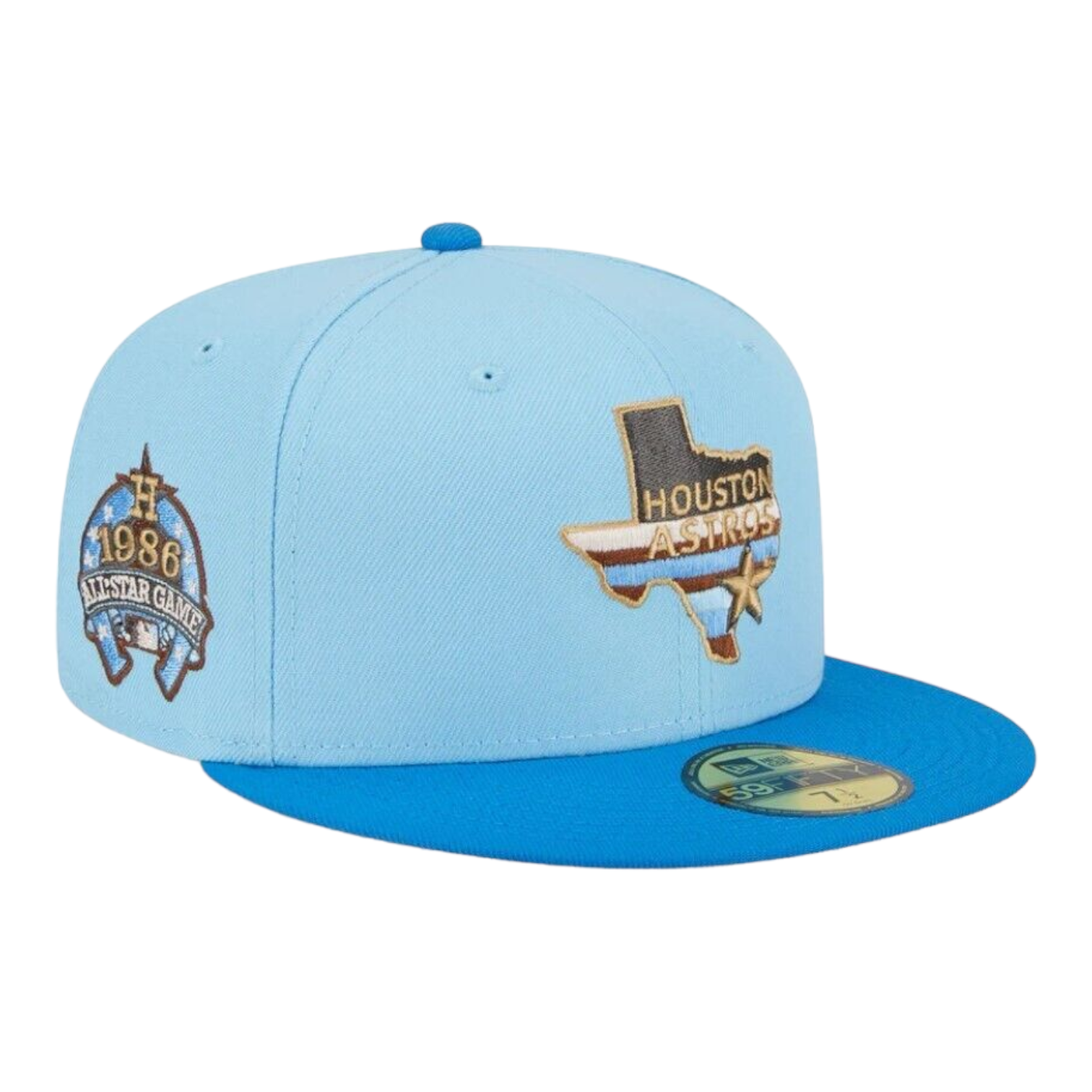New Era Houston Astros Arctic Peach 59Fifty Fitted Hat 1986 ASG Side Patch
