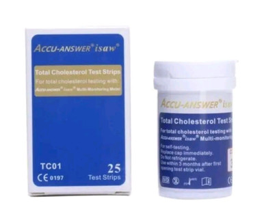 Accu-Answer isaw Blood Cholesterol Test Strips (25pcs)