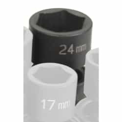 Grey Pneumatic 1/2" Drive 24mm Metric Universal Impact Socket | Best ...