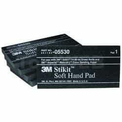 3M Stikit Soft Hand Pad 2-3/4" x 5-1/2" x 3/8" 5 Pads