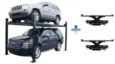 Atlas Pro 8000 Ext Ex-Tall 4 Post Lift & PROJACK35