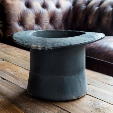 Metal Top Hat Planter - Timeless Barn