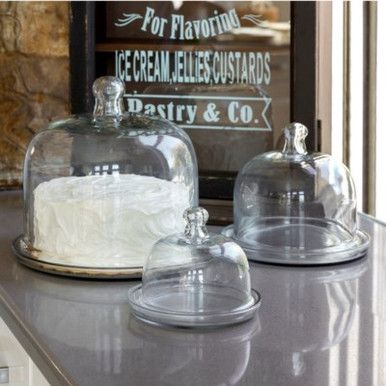 Cake & Pastry Domes Set of 3 - Timeless Barn
