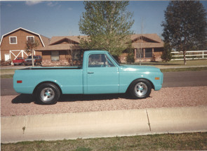 #17 - 1972 Turquoise Chevy Truck - Campbell Enterprises