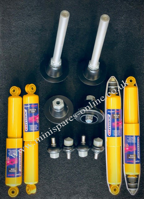 Gmax Classic Mini Shock Absorbers Full set 4 for classic Mini ...