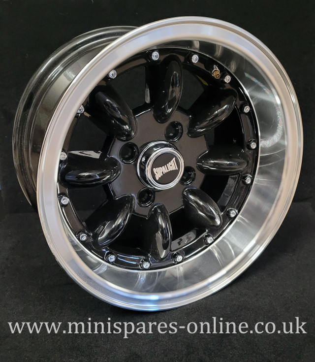 7x13 Black (Polished Rim) Superlight Extreme Alloy Wheel Rim or Package ...