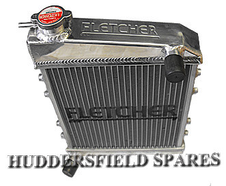 2 Core Hi Flow Supercool Fletcher Alloy Radiator for classic Mini ...