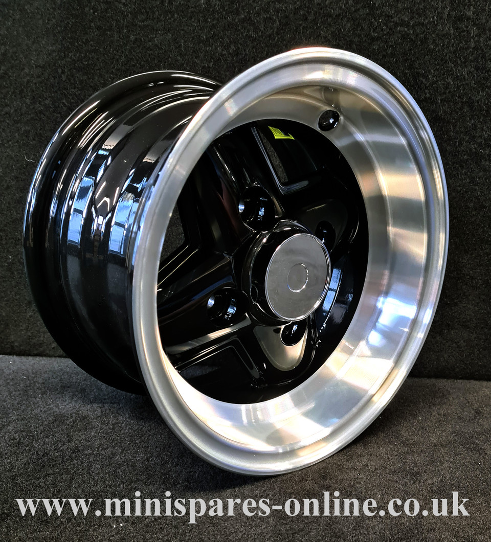 6x10 Black (Polished Rim) Revolite Alloy Wheel Rim or Package for ...