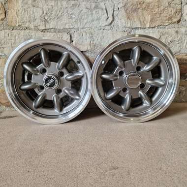 5x12 Anthracite Superlight Alloy Wheels for Classic Mini - SET OF 2 ...