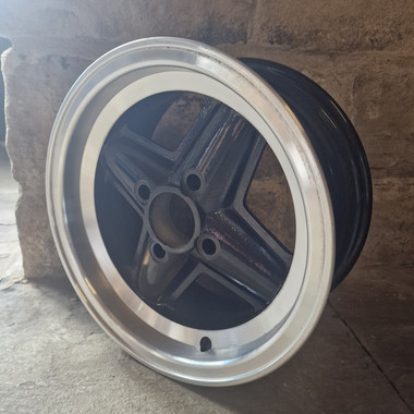 6X13 Black Revolution Alloy Wheel 1 off - R13:20 - Huddersfield Spares ...