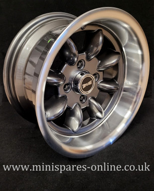 7x13 Anthracite (Polished Rim) Superlight Softline Deep Dish Alloy ...