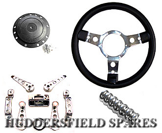 Set 2 - steering wheel, boss and interior kit - Huddersfield Spares Limited