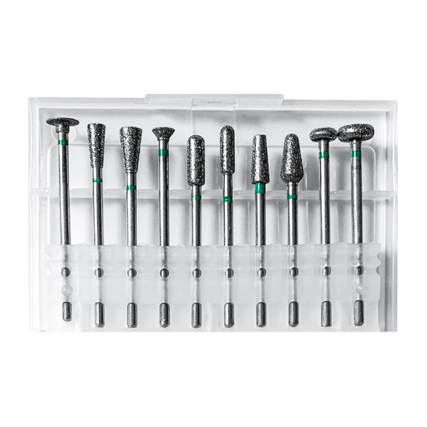 10 Piece Diamond Bit Set 3/32" - Coarse - Ram Products, Inc.