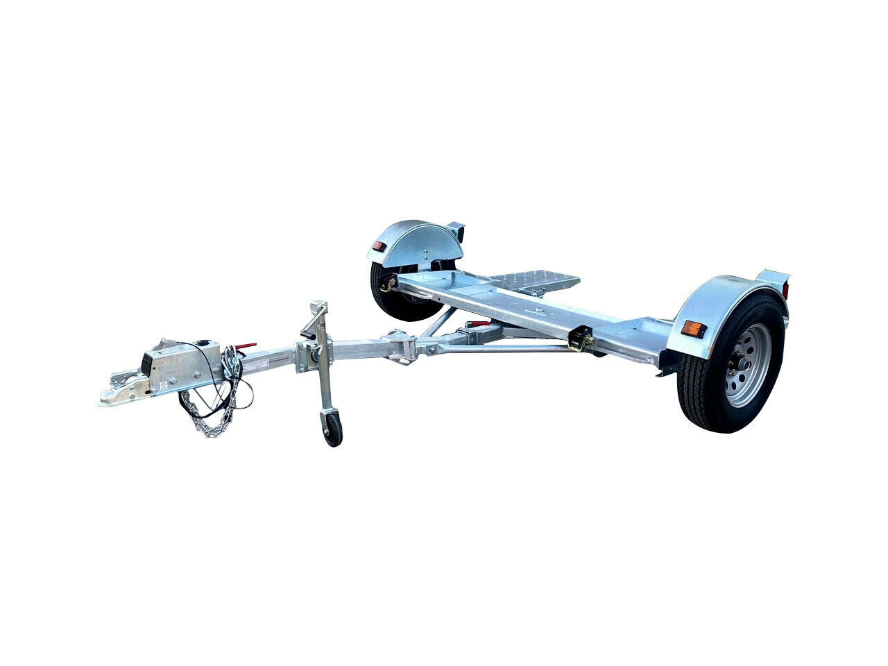 Galvanized Stow and Go Folding Car Tow Dolly with Surge Brakes | Tow ...