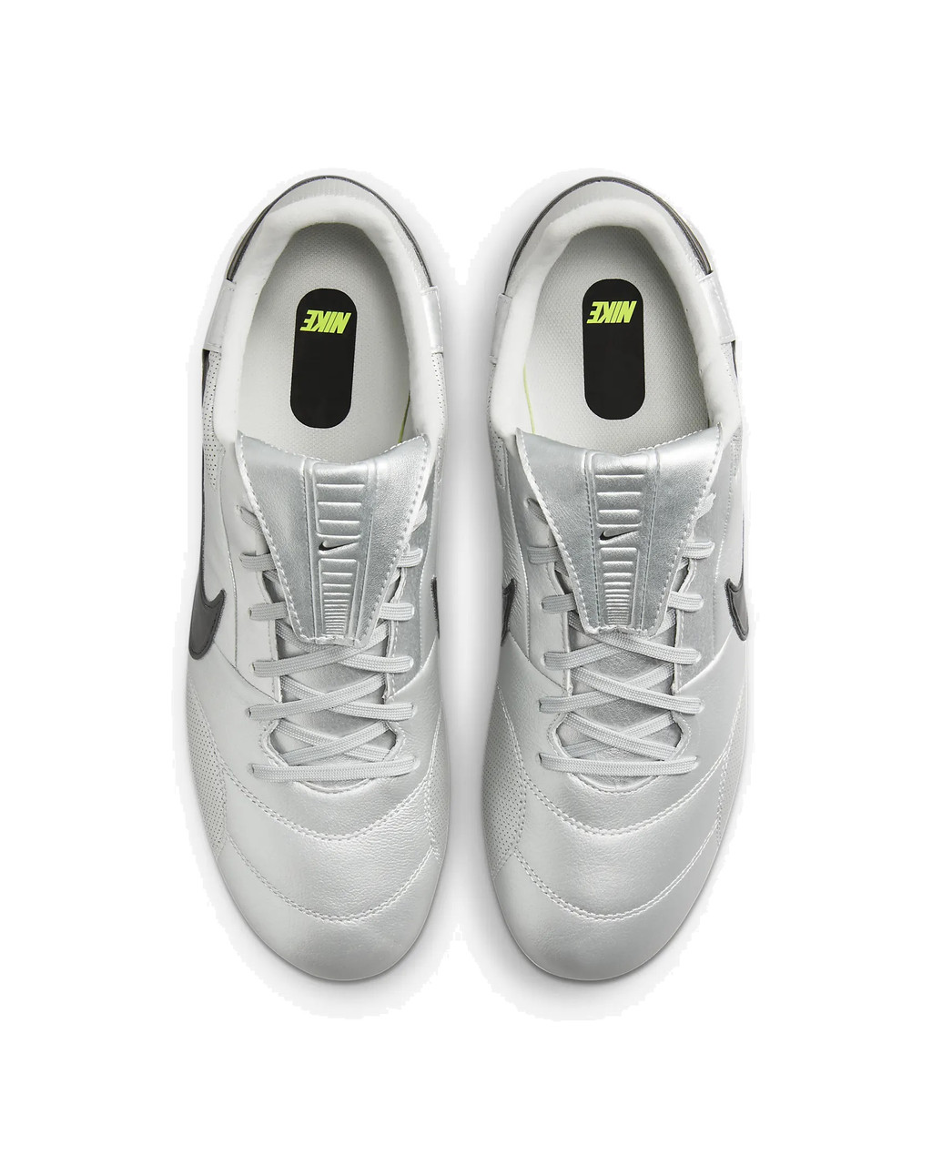 The Nike Premier III FG - Metallic Silver/Volt