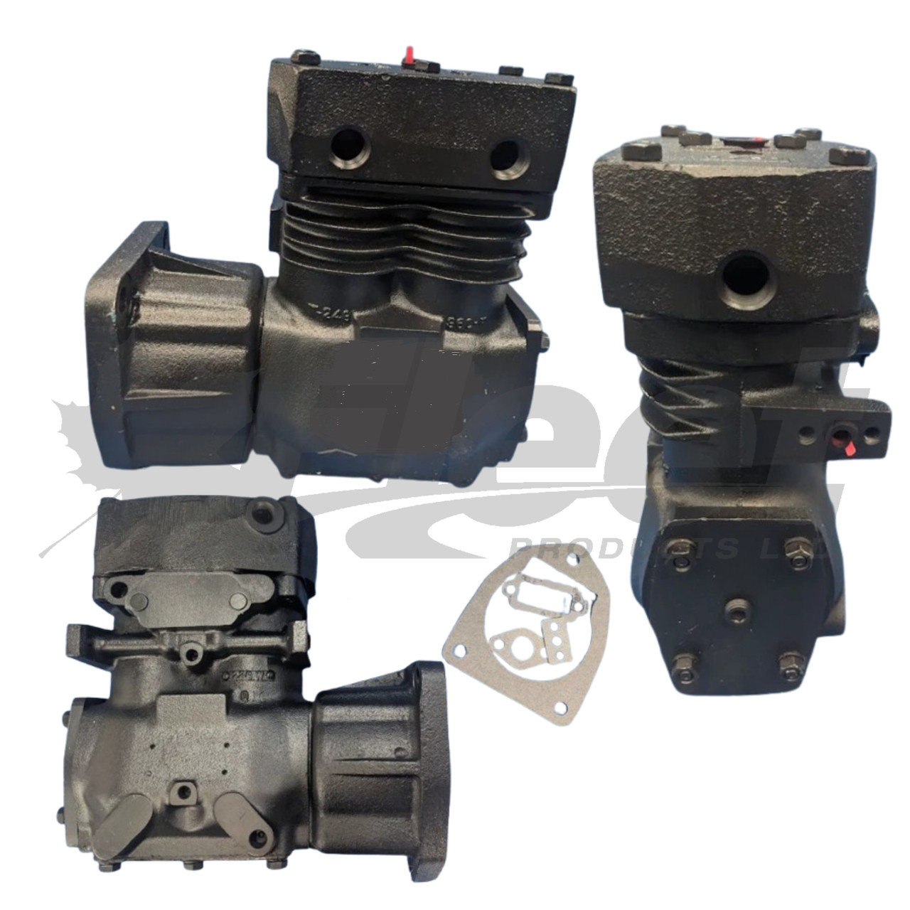 102697X | TF-501 Mack Compressor (E6 Extended Flange, Right/Top Ports)