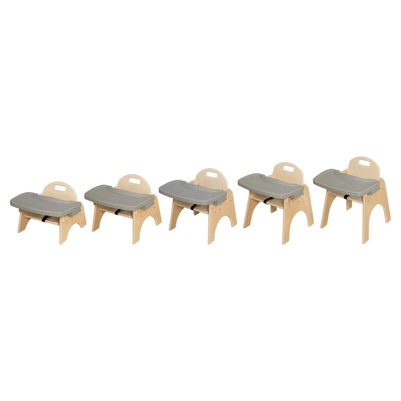 WD80900TS Woodie with Adjustable Tray - 9" Seat Height - WoodDesigns