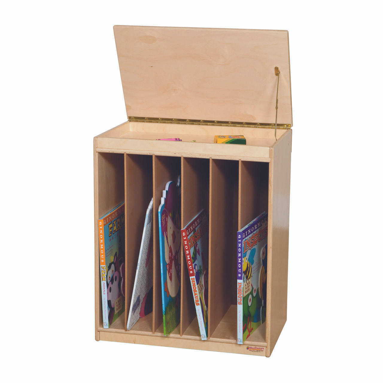 WD34100 Big Book Storage / Display with Chalkboard - WoodDesigns