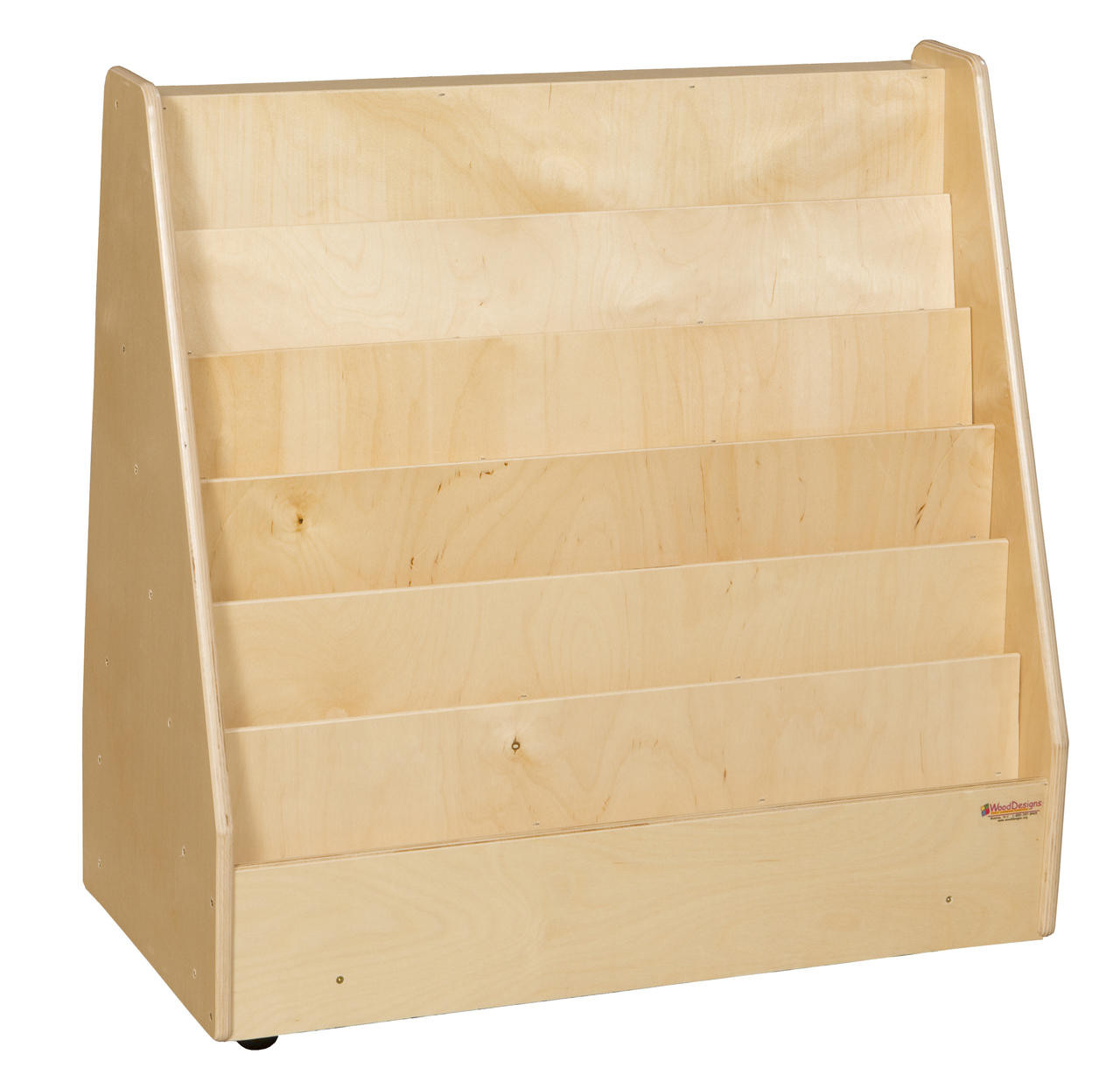 Book Storage & Display with Markerboard, (4) Translucent Letter Trays ...