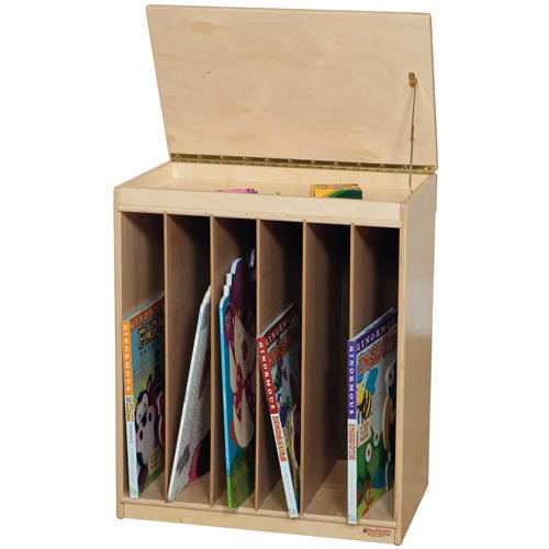 WD54100 Big Book Display with Magnetic Markerboard - WoodDesigns