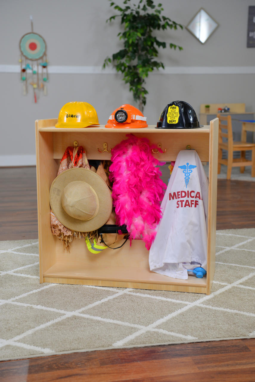 WD91175 Dress-Up Center with Mirror - WoodDesigns